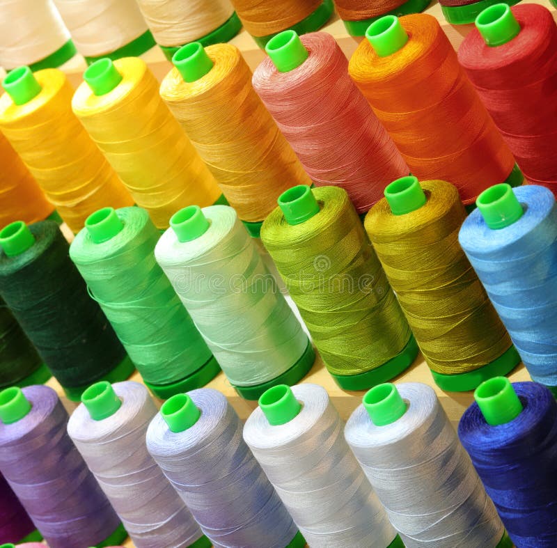 Sewing Thread in a Spinning Wheel Stock Image - Image of tailor, rural ...