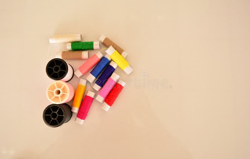 Sewing Thread/ Sewing Thread Colorful Stock Photo - Image of reel ...