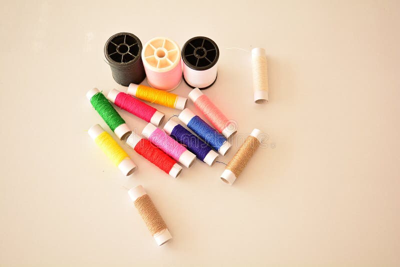 Sewing Thread/ Sewing Thread Colorful Stock Photo - Image of design ...