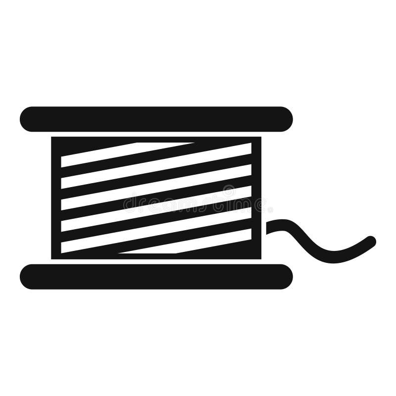 Sewing Thread Spool Icon Showing Crafting and Needlework Stock Vector ...