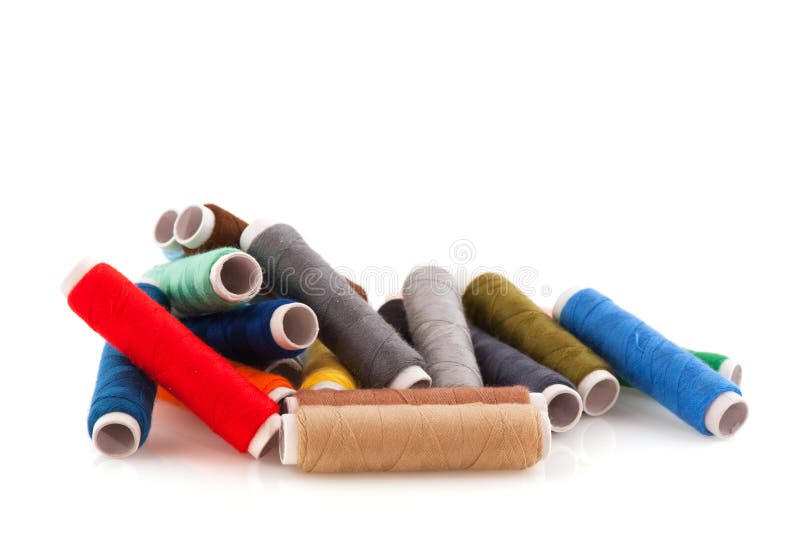 Sewing threads stock photo. Image of white, fashion, crafts - 15915674