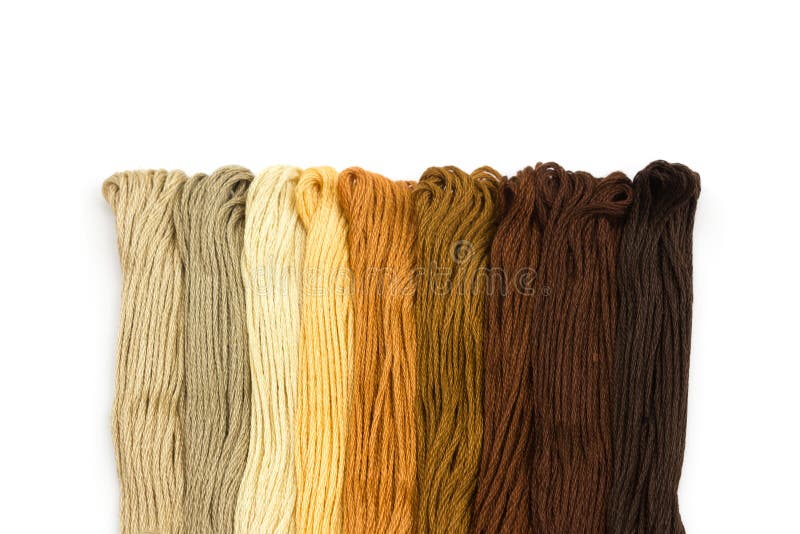 Sewing Threads for Embroidery Stock Photo - Image of cotton, handmade ...