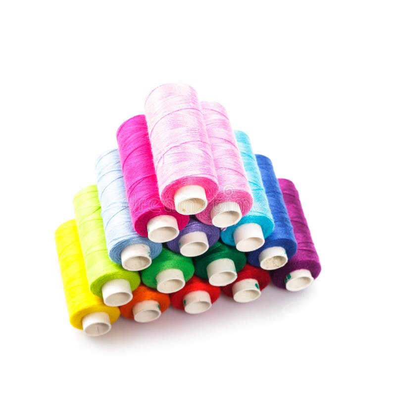 Sewing threads stock image. Image of colourful, arrangement - 46125765