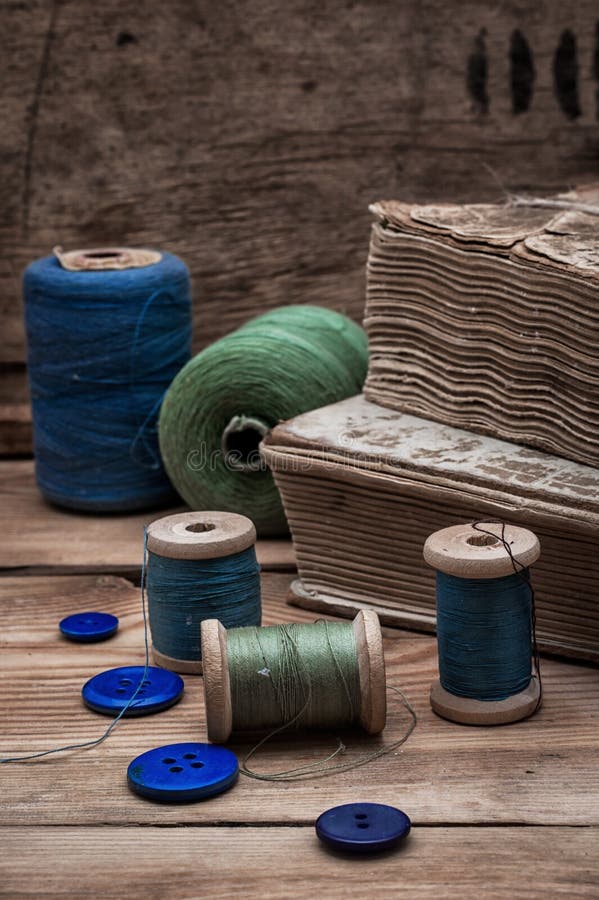 Sewing threads stock photo. Image of rough, thread, buttons - 48742266