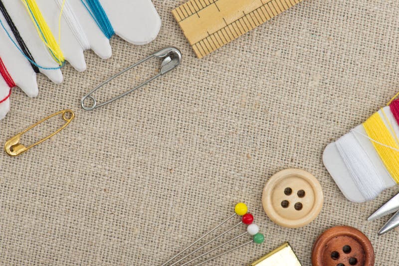 Sewing tool stock photo. Image of handicraft, material - 75605460