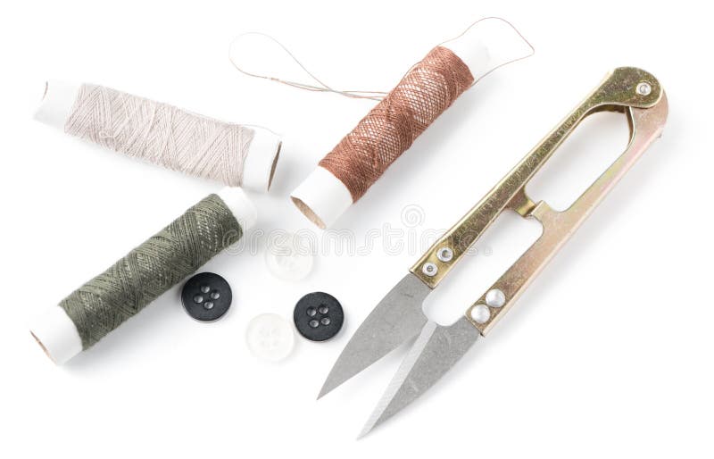 Sewing tool set isolated stock photo. Image of sewing - 62823892