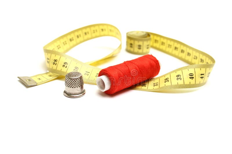 Sewing tools stock image. Image of roll, creativity, isolated - 13734139