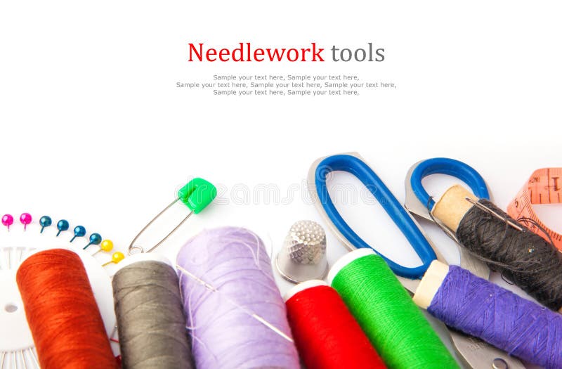 Sewing tools stock photo. Image of handiwork, tailor - 38458886