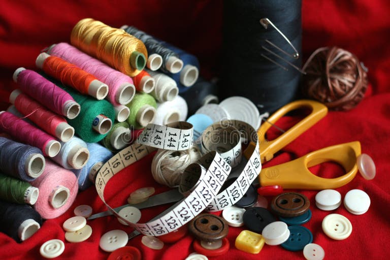 Sewing Tools stock photo. Image of measuring, repair, clue - 4371318