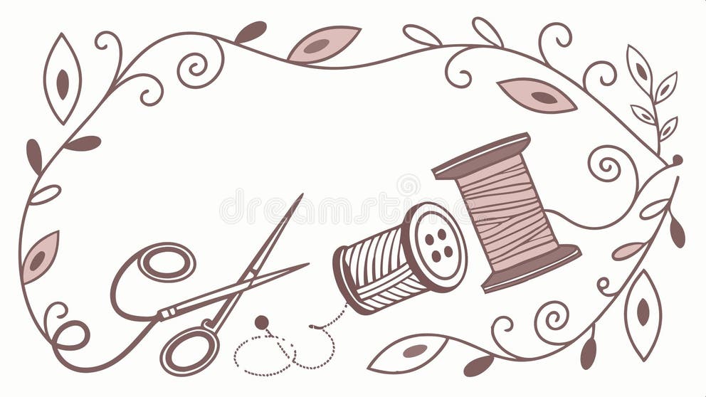 Needle Thread Art Stock Illustrations – 17,525 Needle Thread Art Stock ...