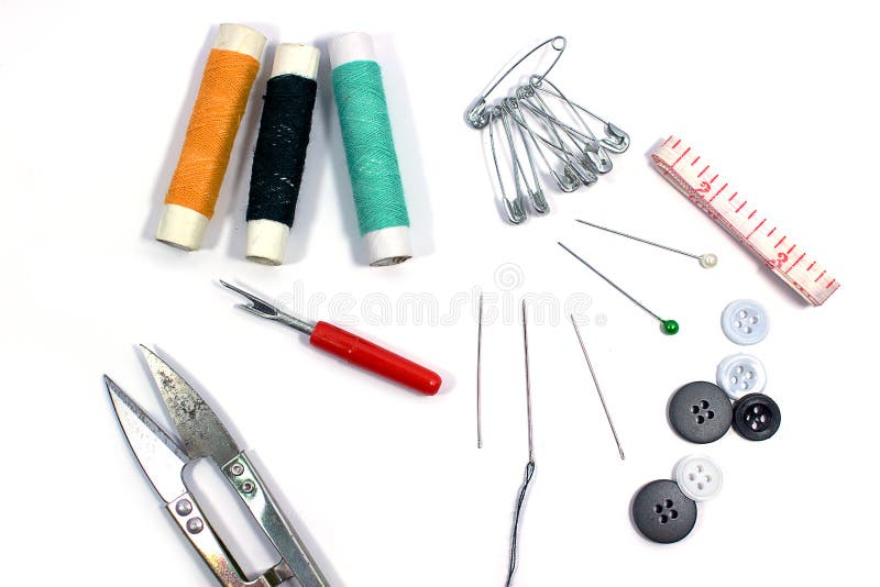Sewing Tools stock photo. Image of colorful, spool, textile - 98864512