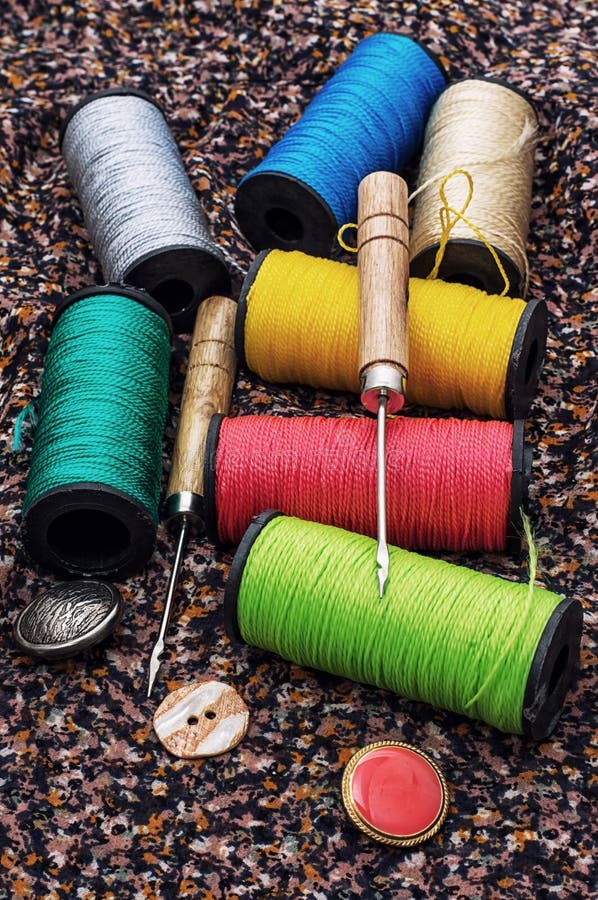 Sewing tools stock photo. Image of cord, buttons, buckle - 41878320