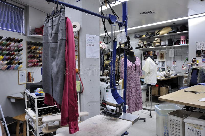 Sewing workshop stock photo. Image of preparation, reproduction - 29103348