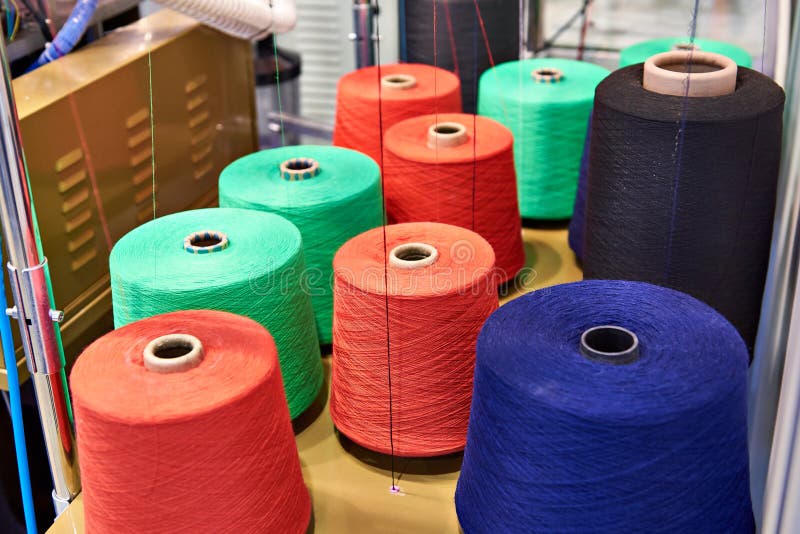 Sewing Workshop with Threads Stock Photo - Image of sewing, craft: 99937948