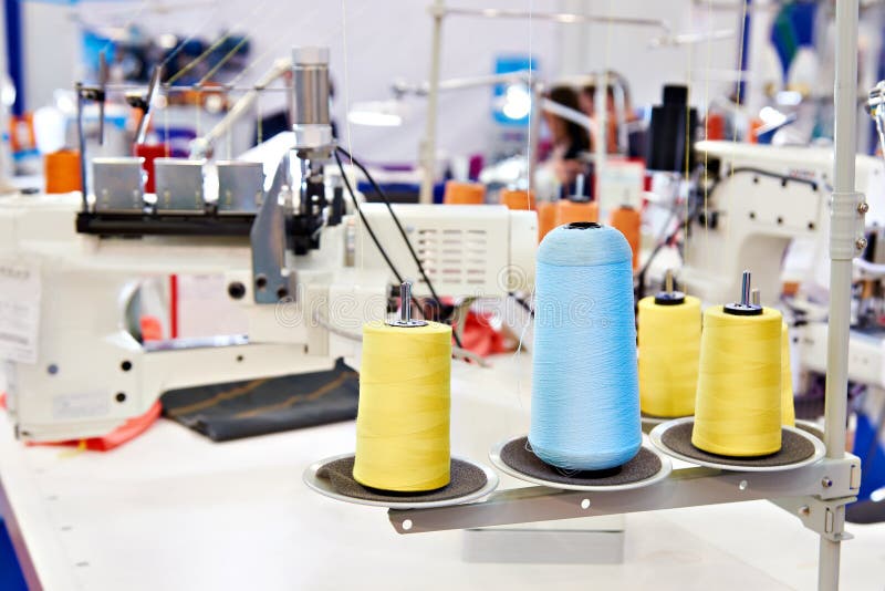 Sewing Workshop with Threads Stock Image - Image of industry ...