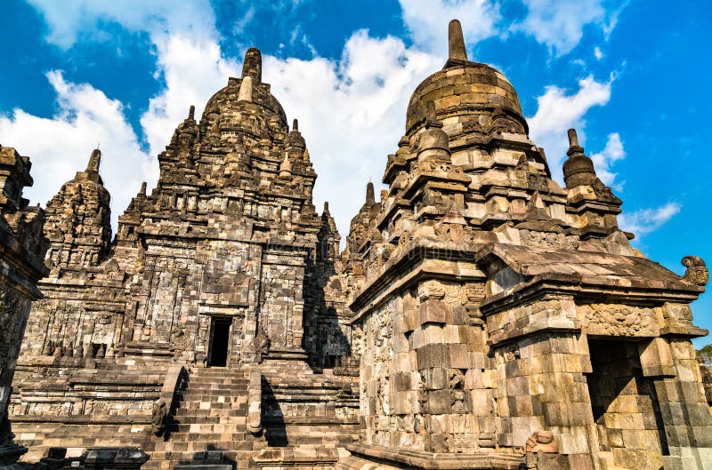 Sewu Temple at Prambanan in Central Java, Indonesia Stock Photo - Image ...