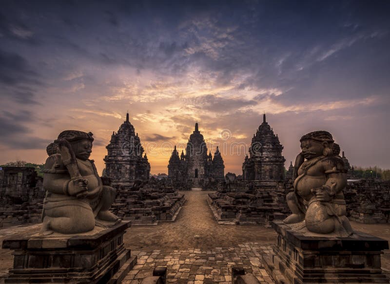 Sewu Temple stock image. Image of sewu, stunning, temple - 128936715