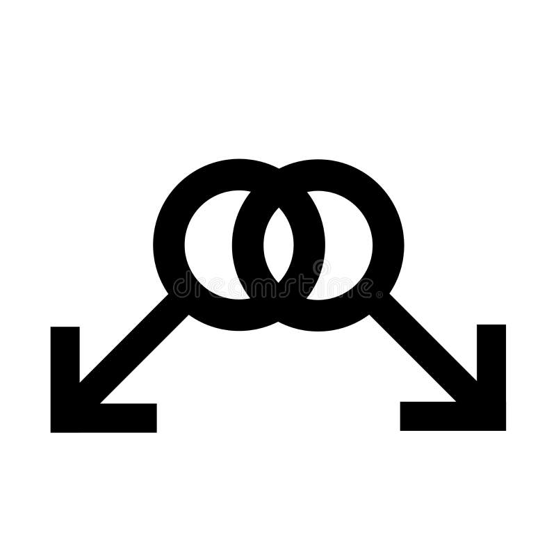 Sex Homosexual Black Connected Symbol Gender Man Symbol Male Abstract