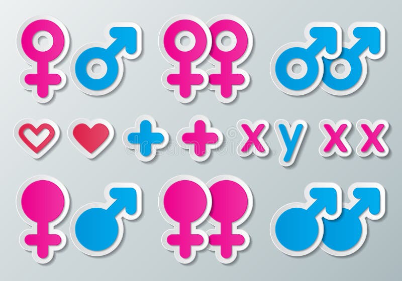 Sex Chromosome Signs Stock Illustrations 4 Sex Chromosome Signs Stock