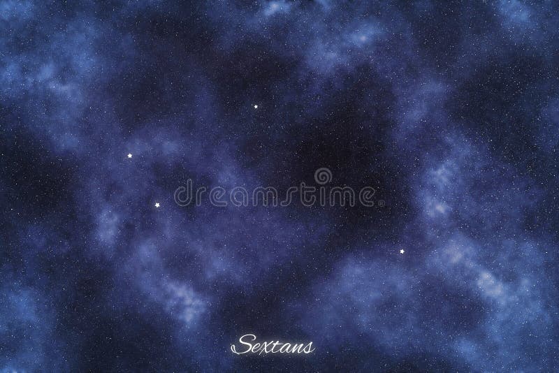Sextans Star Constellation, Brightest Stars , Sextant Constellation ...