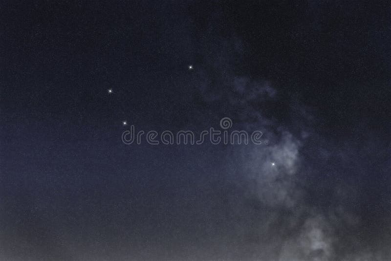 Sextans Star Constellation, Night Sky, Cluster of Stars, Deep Space ...