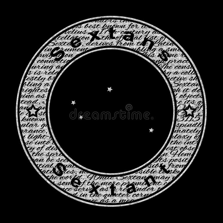 Sextans Star Constellation, Sextant Constellation Stock Illustration ...