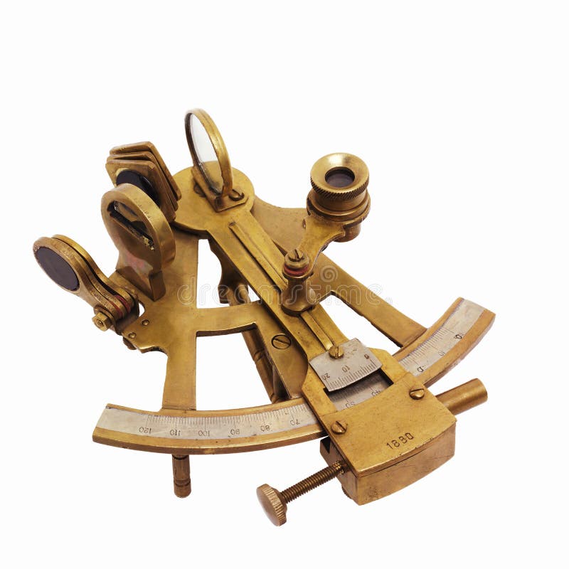 Antique Exploration: Sextant Stock Image - Image of horizon, earth: 2476143