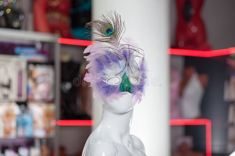 Sexual Face Pack for Girls on a Dummy Stock Image - Image of girls ...