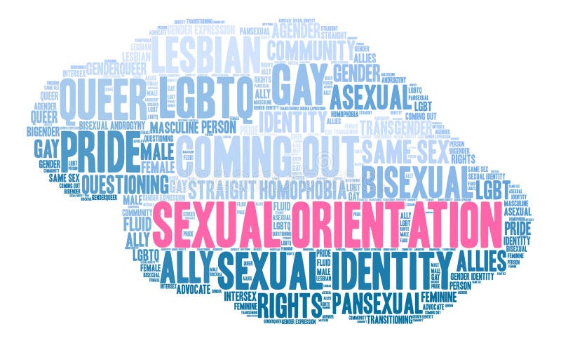Sexual Orientation Word Cloud Stock Vector Illustration Of Bisexual