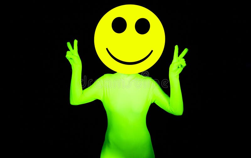 Acid smiley rave dancer stock image. Image of icon, face - 63054559