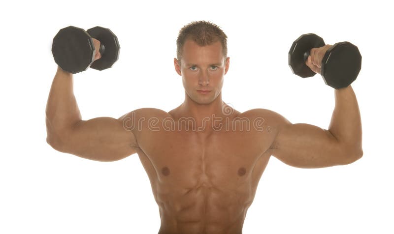 Body Builder, Artistic Pose Stock Image - Image of black, physical: 5614533