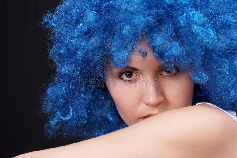 Clown stock photo. Image of girl, entertainment, hair, color - 422494