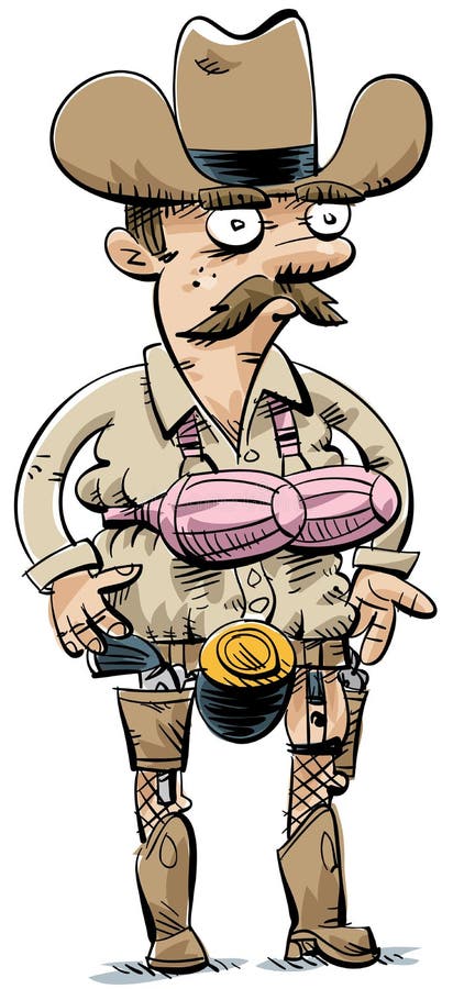 Old Cowboy stock illustration. Illustration of cowboy - 41193997