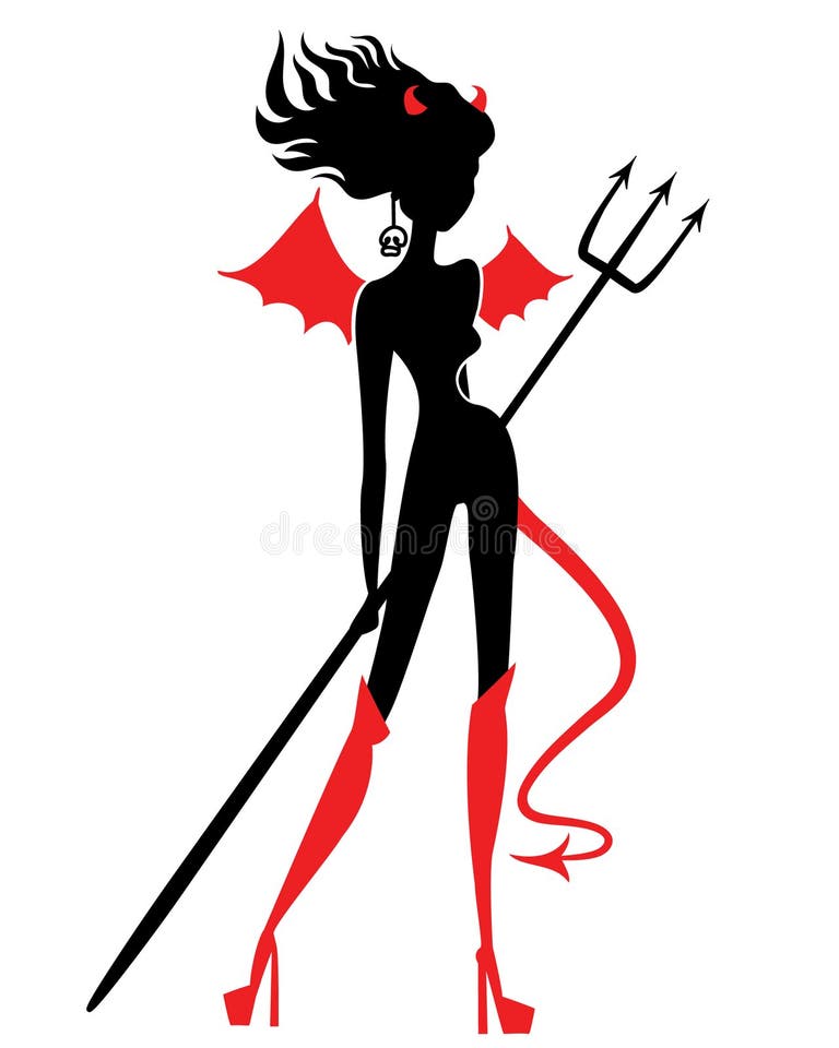 Devil Sexy Silhouette Stock Illustrations 141 Devil Sexy Silhouette