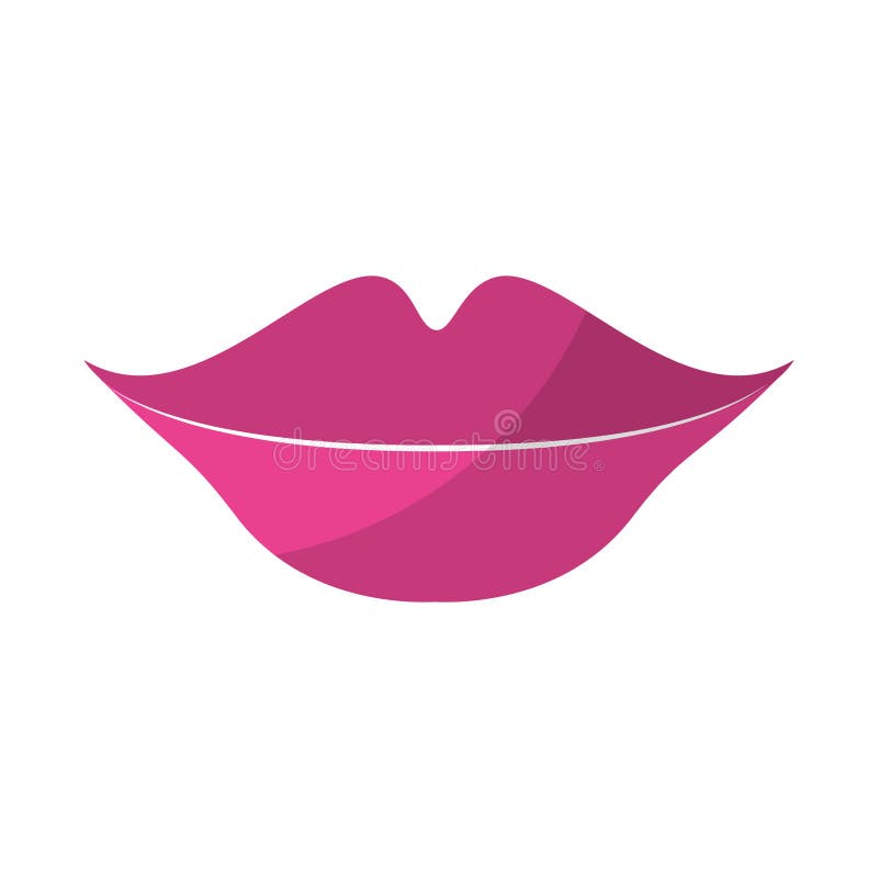Female Lips Icon Stock Vector Illustration Of Romance 91957922