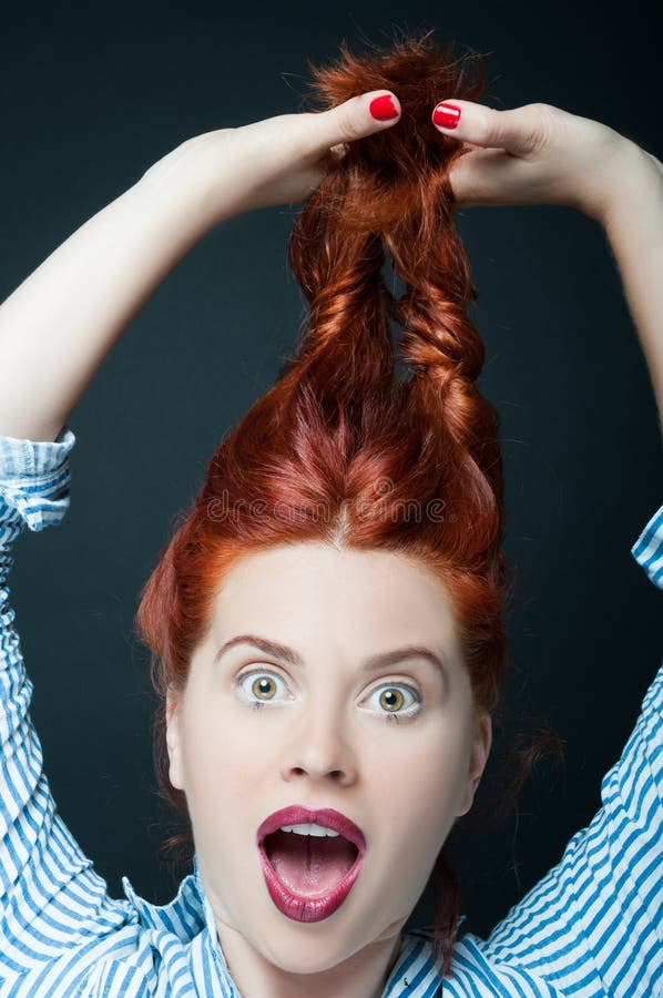 Closeup Of Amazed Young Girl With Shopping Bags Stock Image Image Of