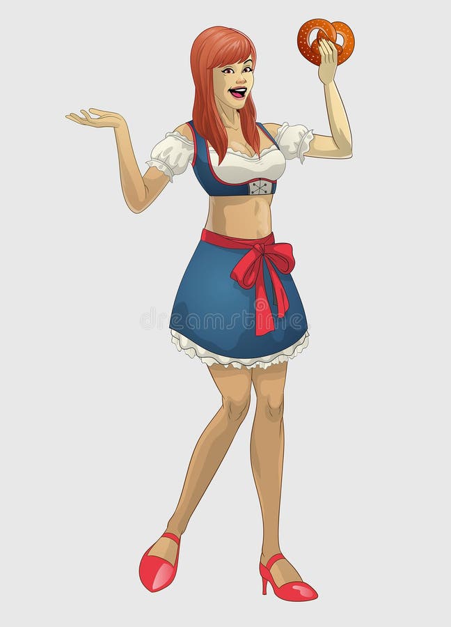 Sexy German Girl Stock Illustrations – 145 Sexy German Girl Stock ...