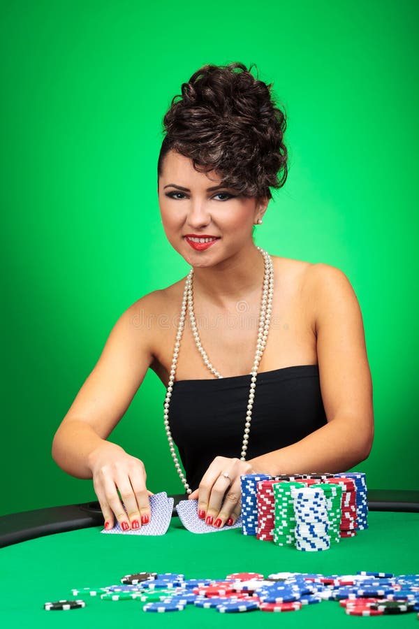 Winning a poker hand stock image. Image of excitement - 18814315