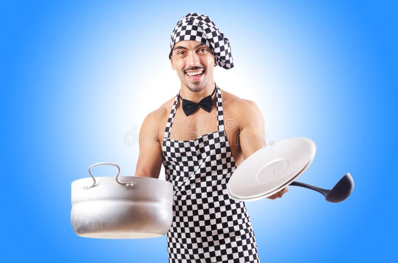 Male cook stock image. Image of smiling, chef, lifestyle - 50775477