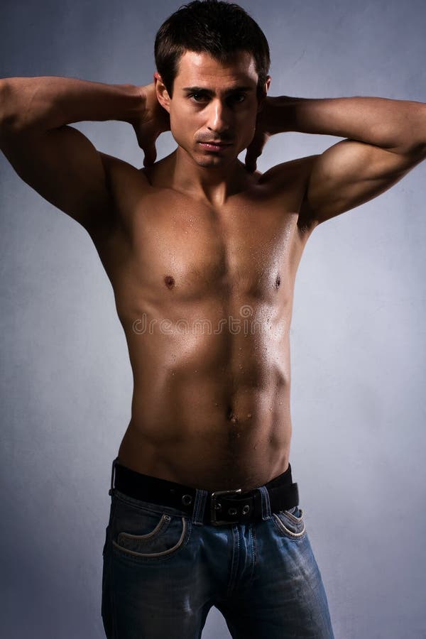 Man stock image. Image of dark, lifestyle, hunk, posing - 25272447