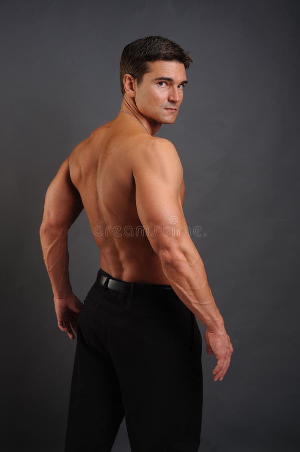 The Man Poses for the Camera. Stock Image - Image of loving, masculine ...