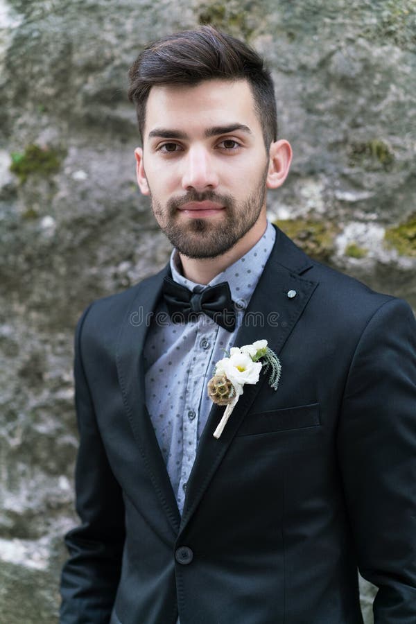 Man in tuxedo posing stock image. Image of evening, holiday - 70923753