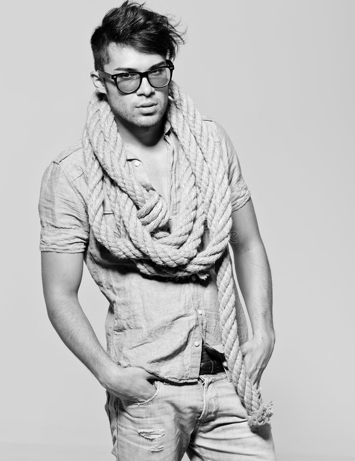 Man Standing stock photo. Image of cool, fashionable, posing - 8381506