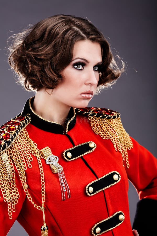 Model wearing uniform stock photo. Image of uniform, army - 13999644