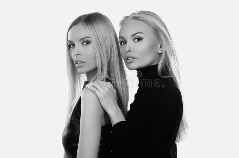 Models In Love Beauty Portrait Of Young Lesbian Couple Women Lesbian