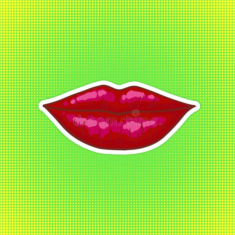 Sexy Lipstick Kiss Print Icon Stock Illustrations 1 268 Sexy Lipstick