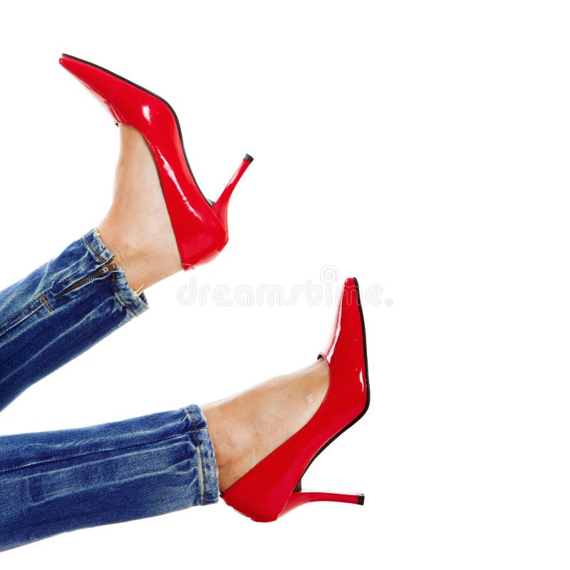 Red shoes stock photo. Image of stylish, shoe, footwear - 1877906