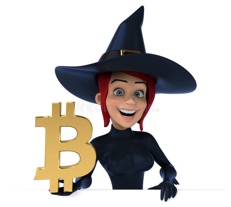 Witch - 3D Illustration stock illustration. Illustration of money ...