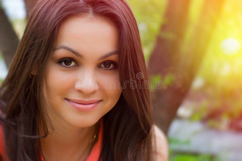 Woman with Beautiful Fresh Face Stock Photo - Image of glamour ...