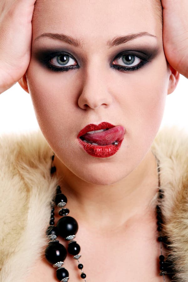 Woman in diva image stock photo. Image of light, beauty - 19858758